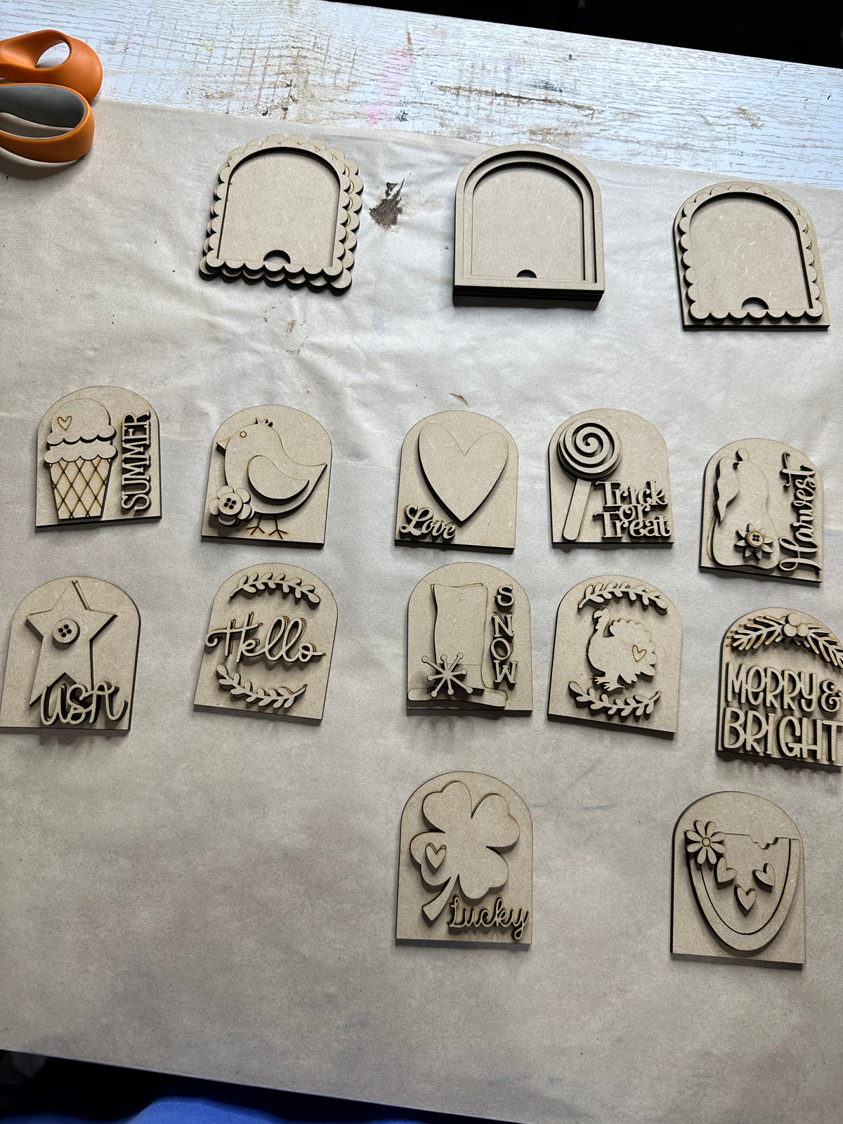 Mini Arch Signs with interchangeables | Owl B Crafty