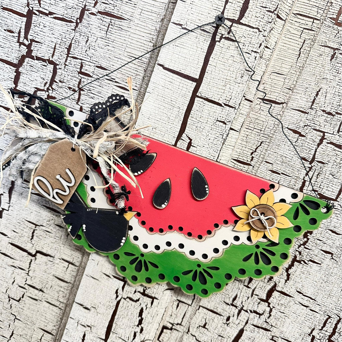 Watermelon Slice DIY Wood Kit | Owl B Crafty